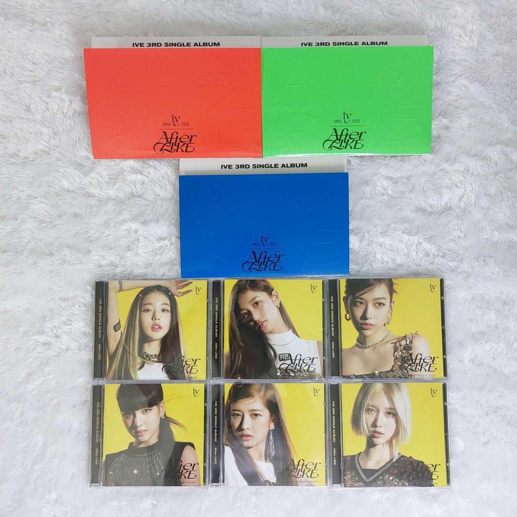 Jual Album Only Official Ive After Like I've Summer Red Green Blue Jewel Member Ver. Versi 1 2 3 ...