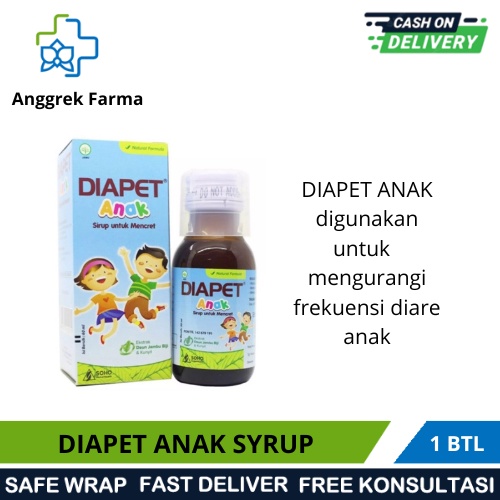 Jual DIAPET ANAK SYRUP 60ML/OBAT DIARE ANAK | Shopee Indonesia