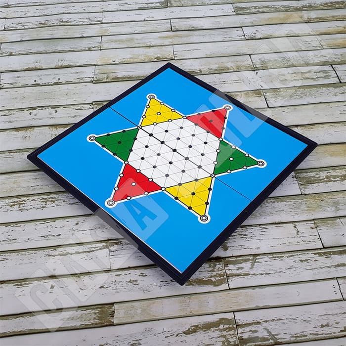 in 1 Ludo Ular Tangga Halma Papan Board Game Magnet 3 Permainan ...