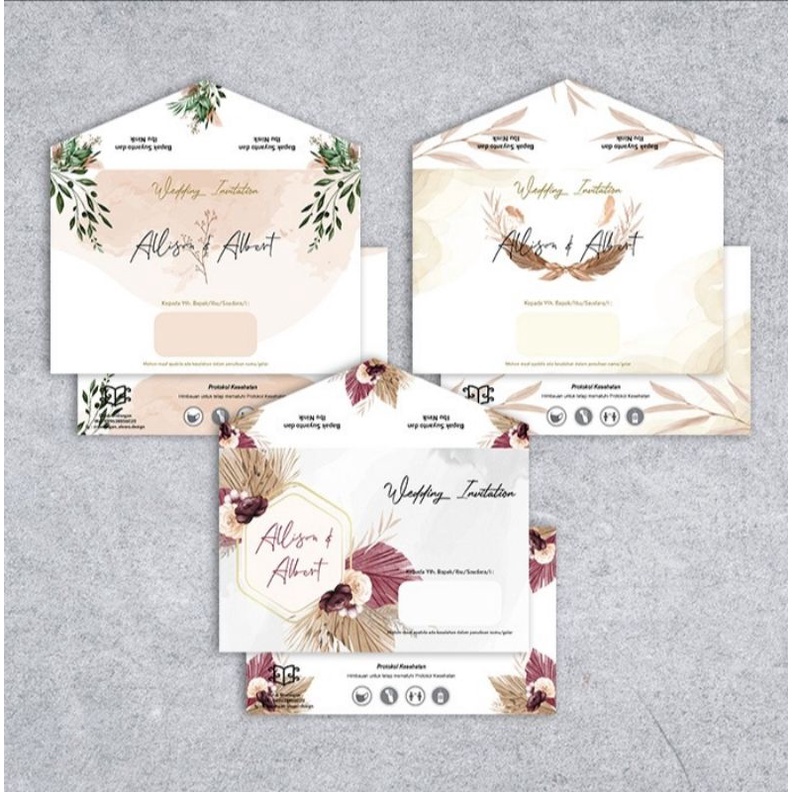 Jual undangan pernikahan amplop isi | undangan nikah kitan sunat ...