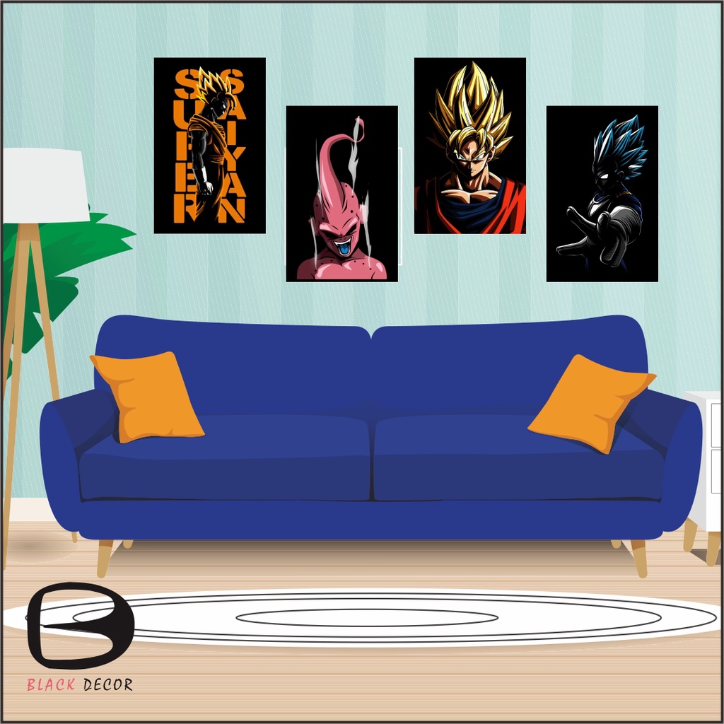 Jual Wall Dekor / Dekorasi Dinding / Hiasan Dinding Kartun Dragon Ball ...