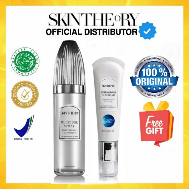 Jual [FREE GIFT] SKINTHEORY MULTI USE SPRAY WITH SALMON DNA 100ml | Multi Spray DNA Salmon ...