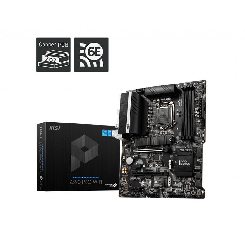 Jual MSI MOTHERBOARD Z590 PRO WIFI [911-7D09-001] | Shopee Indonesia