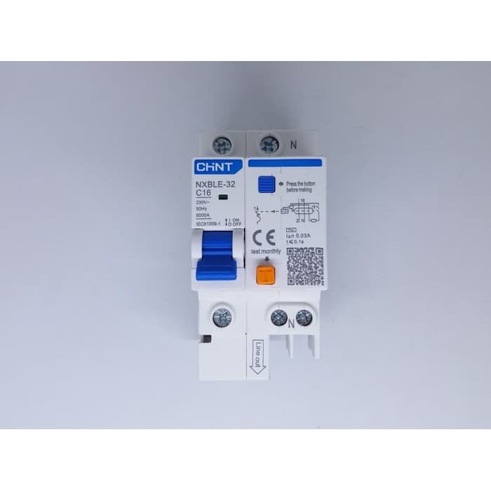 Jual CHINT RCBO RCCB ELCB NXBLE-32 1P 1 Phase 16A 25A 30mA Proteksi ... Jual CHINT RCBO RCCB ELCB NXBLE-32 1P 1 Phase 16A 25A 30mA Proteksi ...