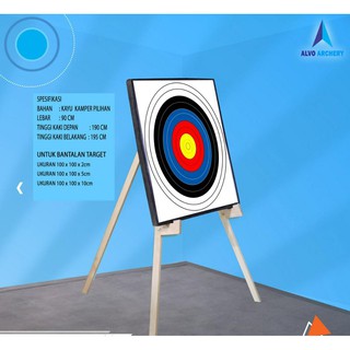 Jual DUDUKAN TARGET SASARAN PANAH-STAND KAKI 3 TRIPOD PENYANGGA FRAME ...