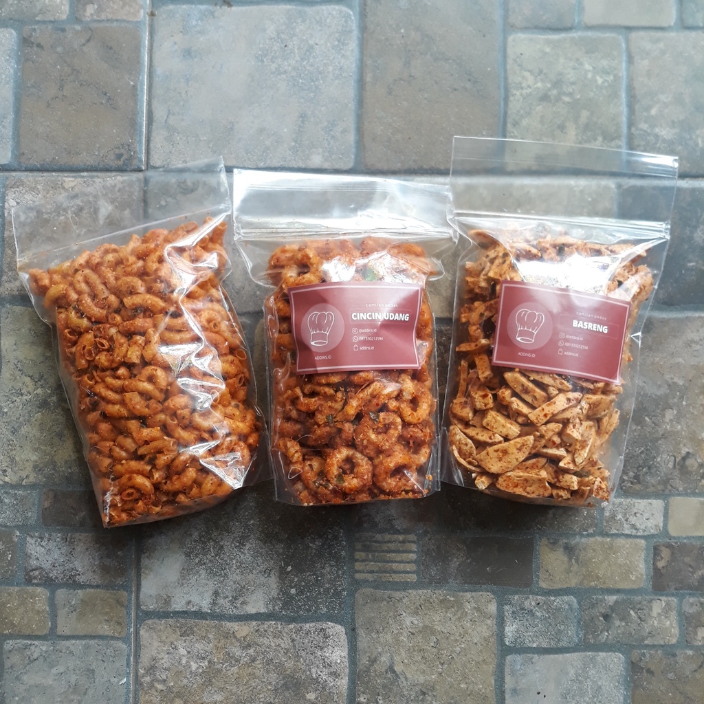 Jual CEMILAN PEDAS 250GR KEDIRI [Kediri] Basreng-Makaroni-Cincin Udang ...