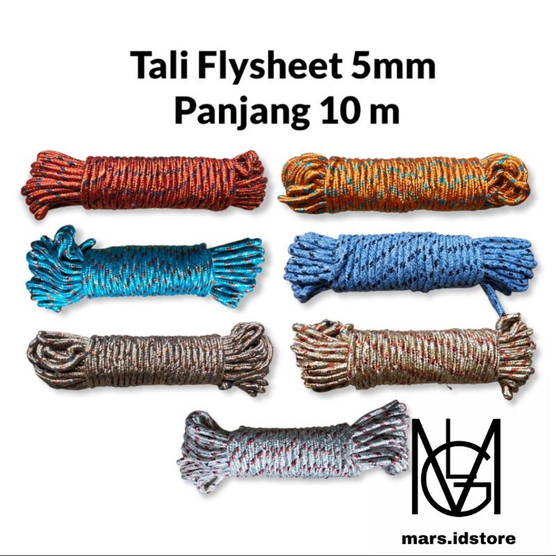 Jual Tali Prusik/Tali Tenda/Tali Flysheet 5mm panjang 10m/Tali ...