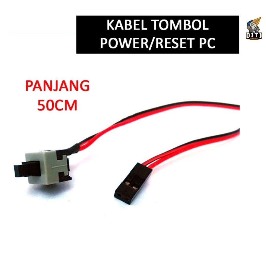 Jual Kabel Tombol Power Atau Reset Switch Front Panel Komputer PC ...