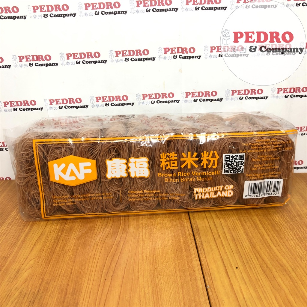 Jual KAF - Brown rice vermicelli/ bihun beras merah Thailand 500 gr ...