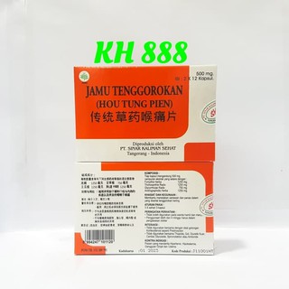 Jual Obat China Cina Jamu Tenggorokan (Hou Tung Pien) - Obat sariawan ...