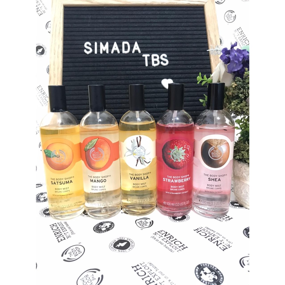 Jual The Body Shop Body Mist 100 ml (Original) Indonesia|Shopee Indonesia