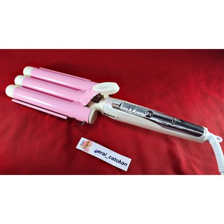 Jual Catokan 3 Barrel Sonar f 11 / f 13 Wave Gelombang Curly Rambut Gelombang | Shopee Indonesia