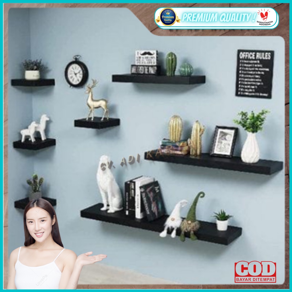 Jual rak bunga dinding Ambalan rak dinding hiasan dinding rak minimalis ...