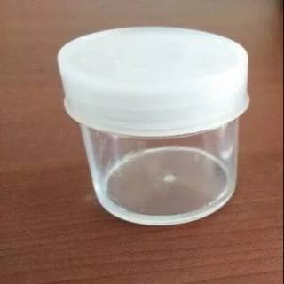 Jual Pot jar kosong Salep Pot sample Pot Urin 10 gram tutup putih ...