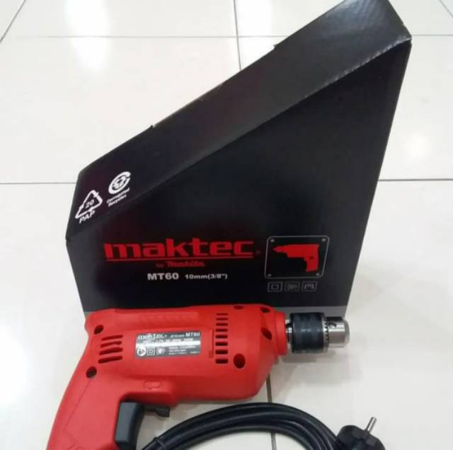 Jual Mesin Bor Listrik 10mm Maktec MT 60 / MT60 | Shopee Indonesia
