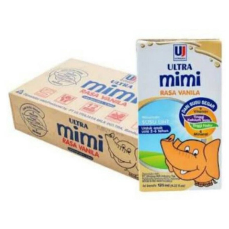 Jual Ultra Mimi Kids Rasa Vanilla 125ml 1dus | Shopee Indonesia