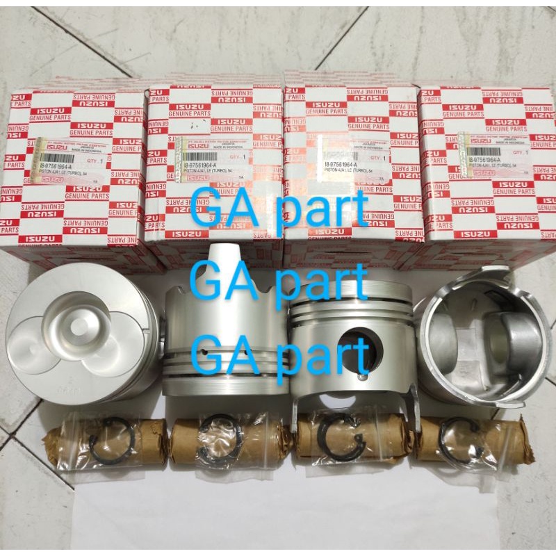 Jual piston seher seker assy isuzu panther touring turbo alfin baja + pin I8-97561-964-A harga ...