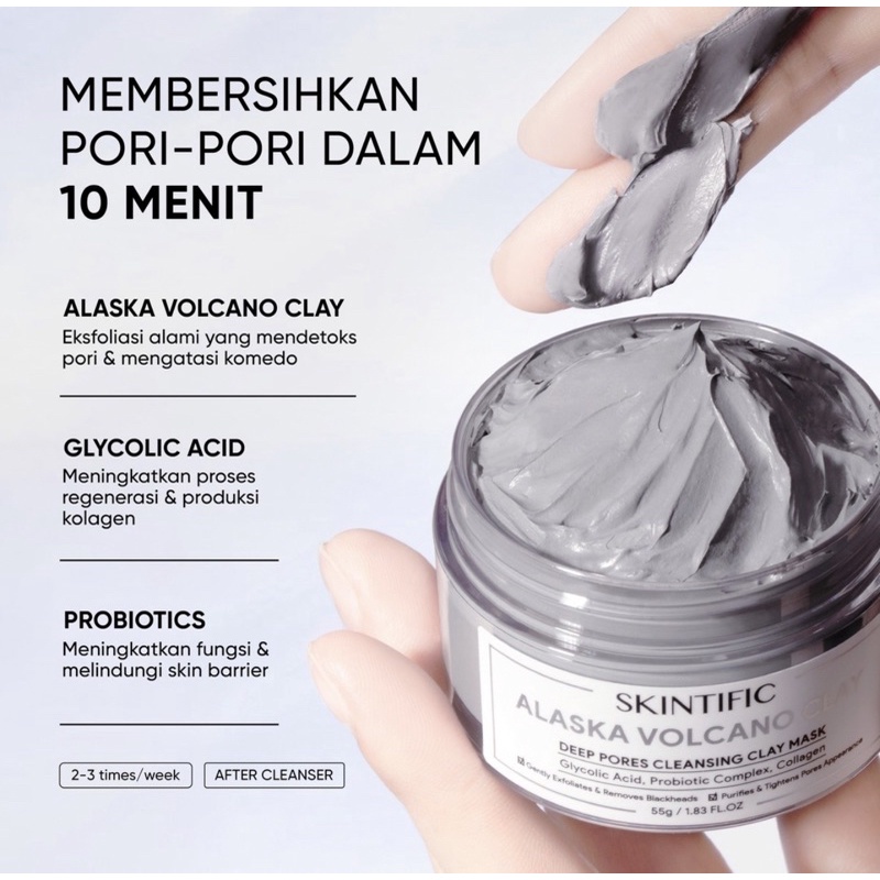 Jual Skintific Alaska Volcano Clay | Shopee Indonesia