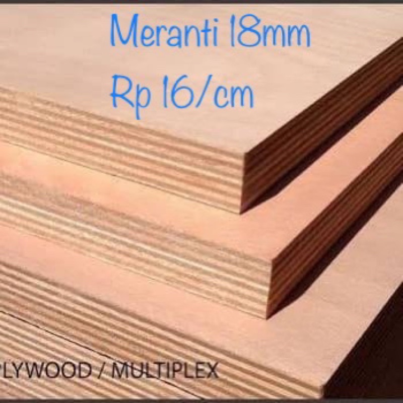 Jual multiplek meranti 18mm costume ukuran plywood triplek multi kayu ...
