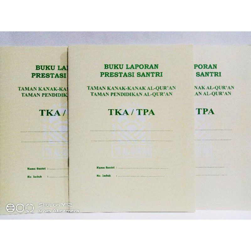 Jual Buku Raport TKA/TPA Kuning | Shopee Indonesia