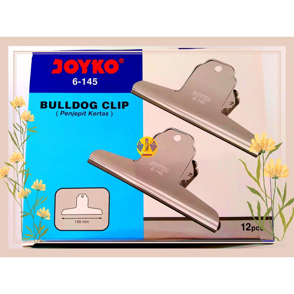 Jual Bulldog Clip Joyko 6-145 Penjepit Kertas Besar 145 mm | Shopee ...