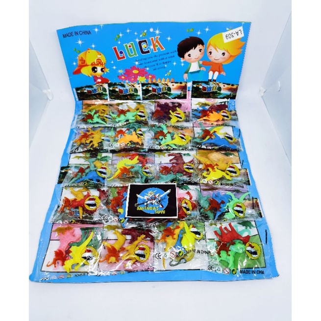 Jual Mainan Dinosaurus mini isi 20set/ 1 lembar | Shopee Indonesia