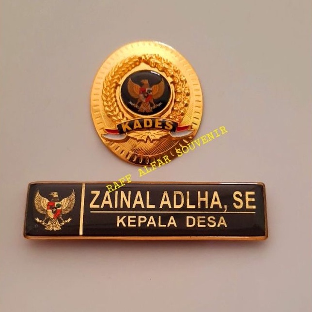Jual PIN KADES DAN PAPAN NAMA LOGO GARUDA KADES / PIN KEPALA DESA ...