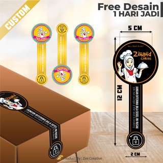 Jual STIKER SEGEL BOTOL CUSTOM | STIKER TOPLES KUE | STIKER SEAL BOX ...