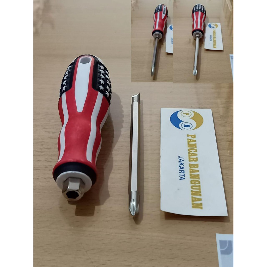 Jual OBENG BOLAK BALIK -OBENG MIN PLUS-OBENG 2 IN 1-OBENG MULTIFUNGSI ...