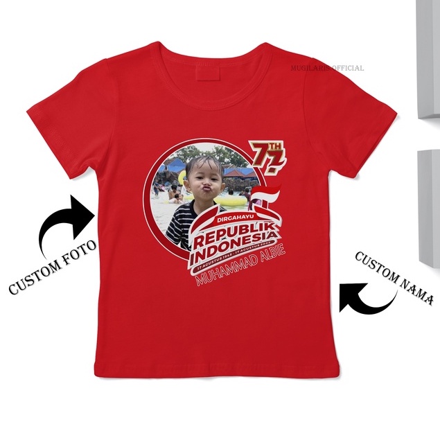 Jual Kaos Custom Anak Hut Ri Ke 77 / Kaos Anak Kemerdekaan / Kaos 17 ... Jual Kaos Custom Anak Hut Ri Ke 77 / Kaos Anak Kemerdekaan / Kaos 17 ...