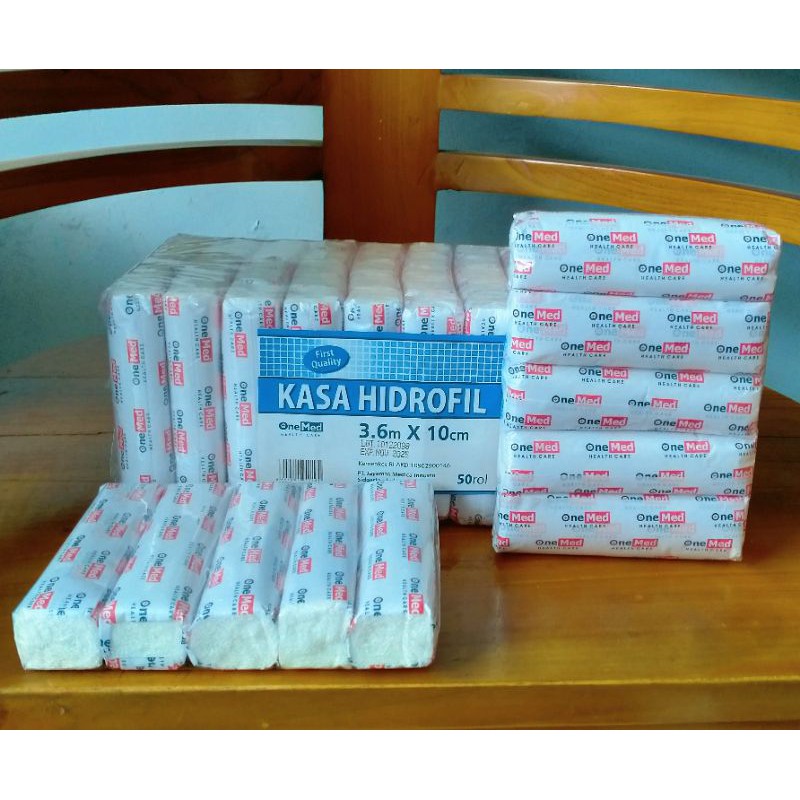 Jual Kasa Verban Gulung 10cm Kasa Kain Perban Pembalut 5 Roll Onemed ...