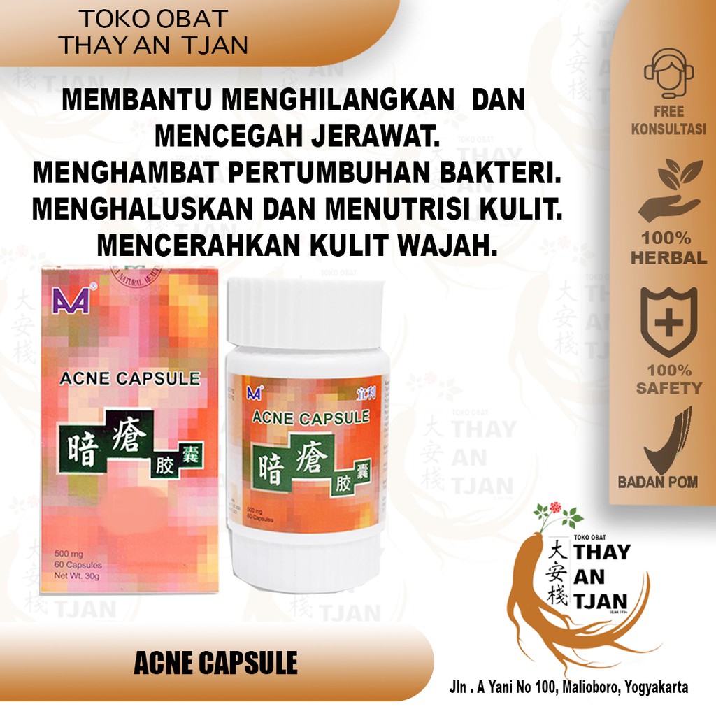 Jual ACNE CAPSULE | OBAT JERAWAT | OBAT BEKAS JERAWAT | Shopee Indonesia
