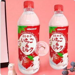 Jual Sangaria Strawberry Milk & Drink 500ml / susu jepang / minuman jepang / susu impor / susu ...