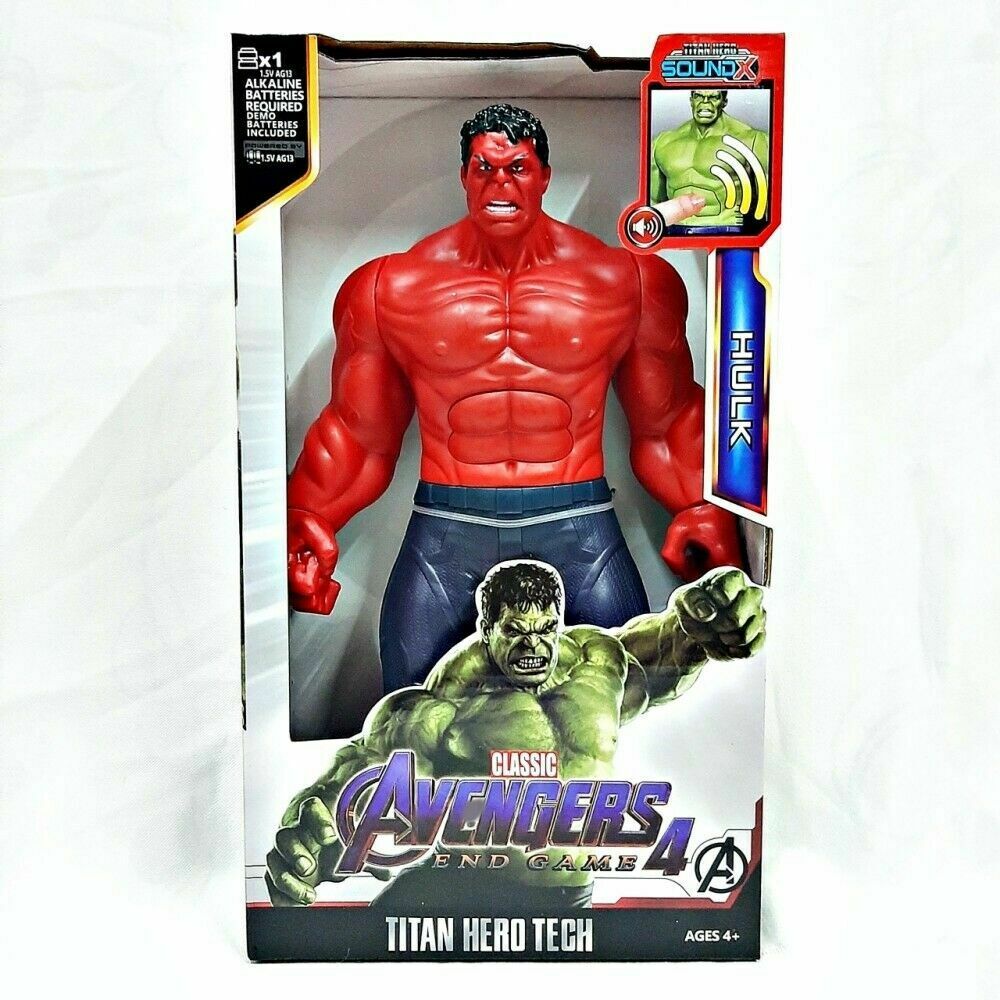 Jual Avengers End Game RED HULK Titan Hero Tech Mainan Anak Action ...