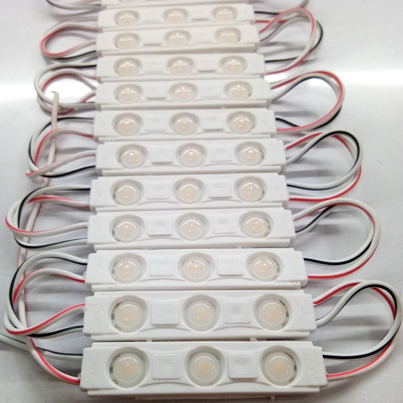 Jual lampu led modul SAMSUNG 3 mata DC 12 Volt 1.5 watt WARM WHITE/Kuning 1pcs | Shopee Indonesia
