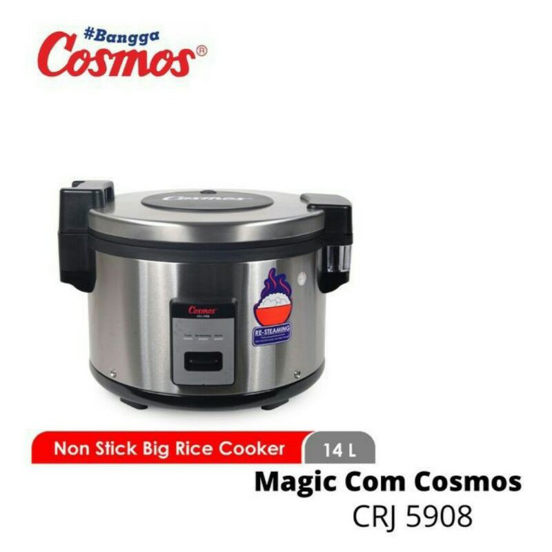 Jual cosmos crj-5908 rice cooker 14 liter / magic com crj5908 Indonesia ...