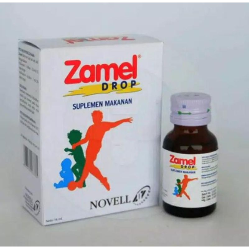 Jual Zamel drop 10ml/vitamin /mineral /vitamin anak /masa pertumbuhan ...