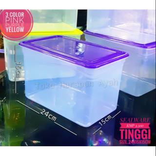 Jual Toples Kotak Bening. Toplew Coklat. Toples KMP 3.500 TINGGI Tutup ...
