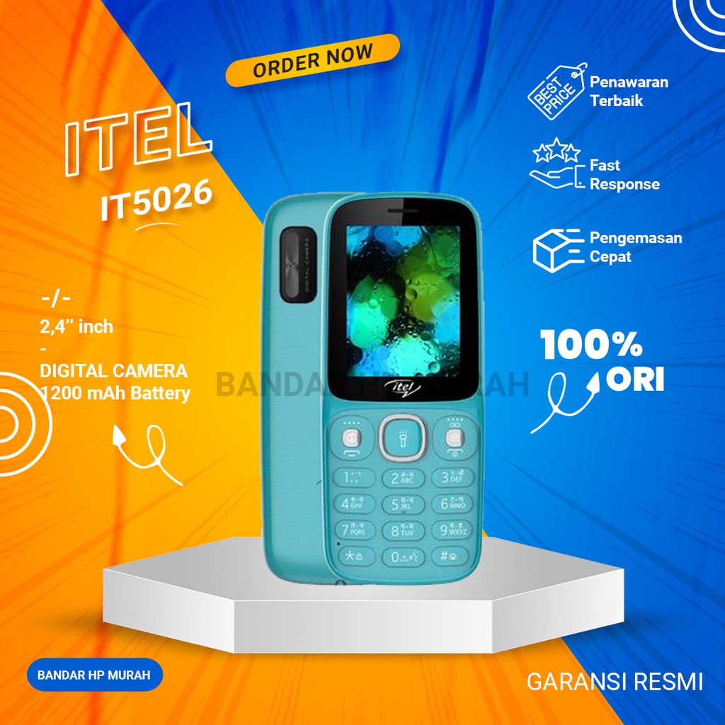Jual ITEL IT5026 Featured Phone | Shopee Indonesia