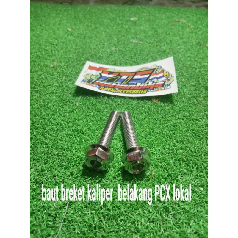 Jual baut probolt breket kaliper belakang PCX lokal atau indonesia tipe stainless 2 kunci harga ...