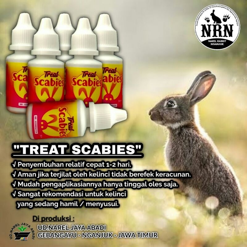 Jual Obat Scabies Kelinci Treat Scabies 30 ml | Shopee Indonesia