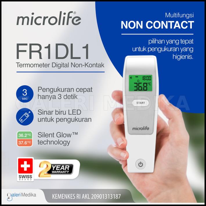 Jual Microlife Fr1Dl1 Termometer Infra Merah Thermometer Digital ...