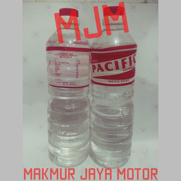 AIR ACCU / AIR AKI PACIFIC MERAH 1000ML | Shopee Indonesia