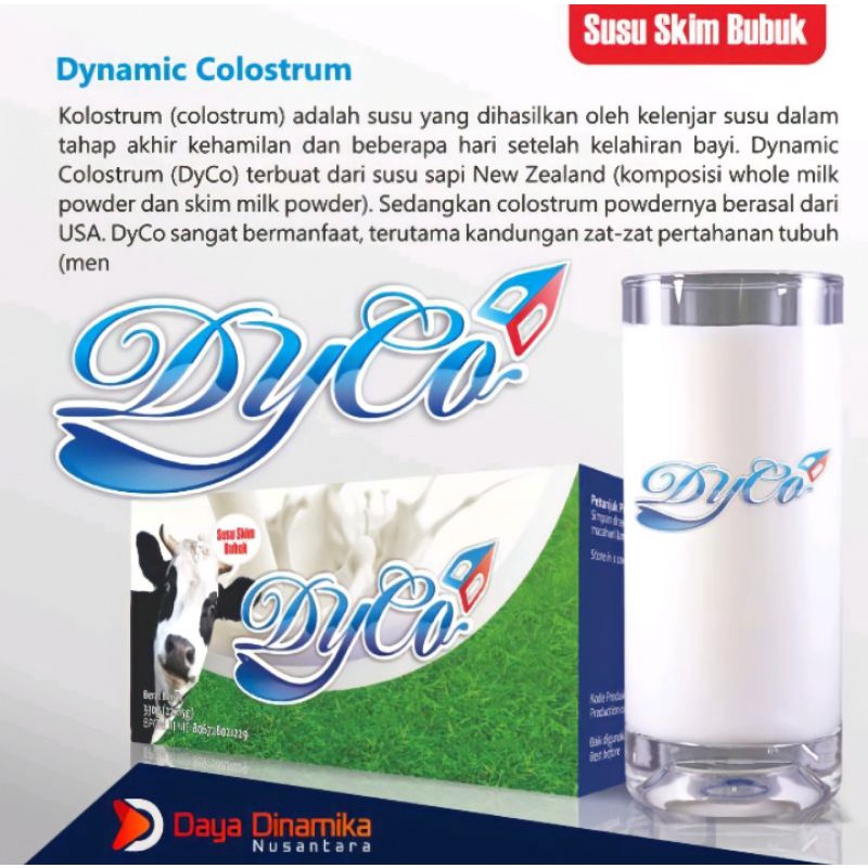 Jual Susu Dyco Dynamic Colostrum Kolostrum Original 30 sachet | Shopee Indonesia