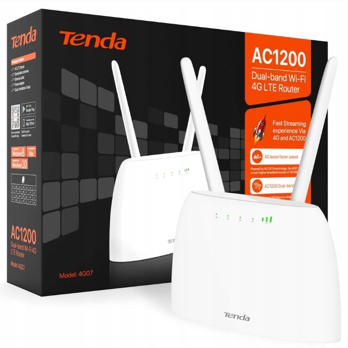 Jual Tenda 4G07 AC1200 4G Dual Band Modem Wireless Router | Shopee ...
