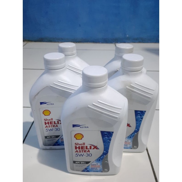 Jual Oli Mesin Shell Helix Astra 5W-30W Kemasan 1ltr | Shopee Indonesia