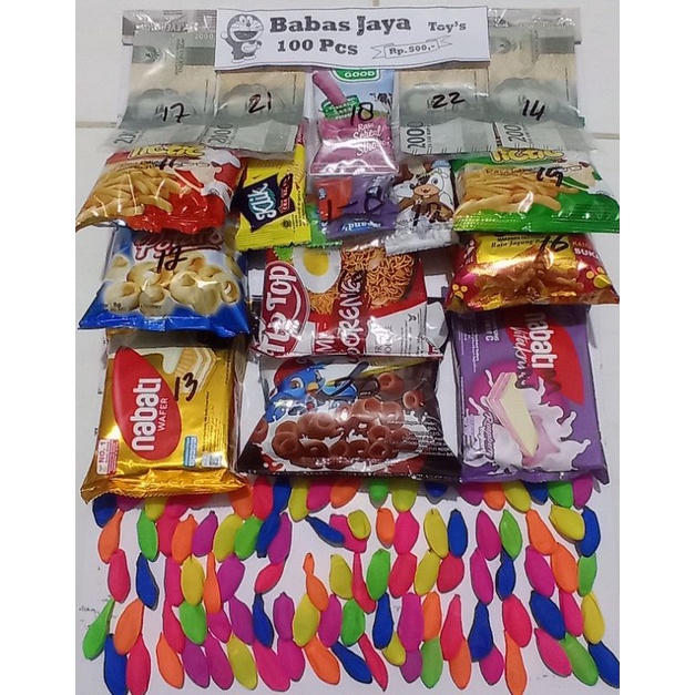 Jual Balon cabut berhadiah isi 100pcs. W2 | Shopee Indonesia