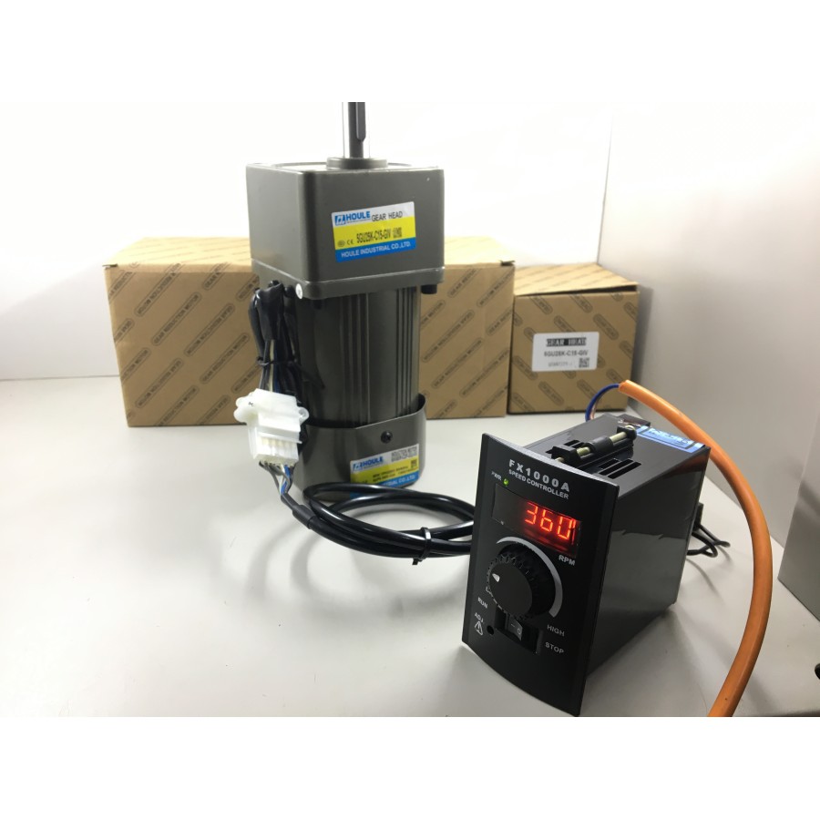 Jual Speed Control Motor Gearbox 60W 220V 1 Phase - Gear Head ...