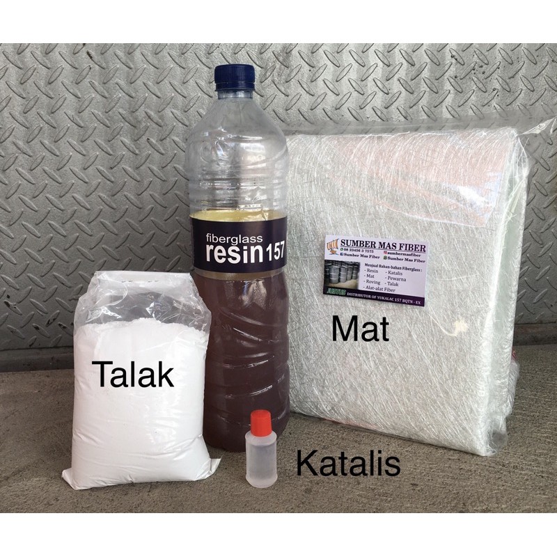 Jual Resin Paket ( resin, mat, talak, pengering) | Shopee Indonesia