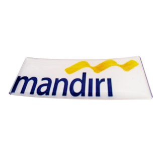 Jual Stiker Timbul Emblem Logo Perusahaan Bank Mandiri Unik | Shopee ...